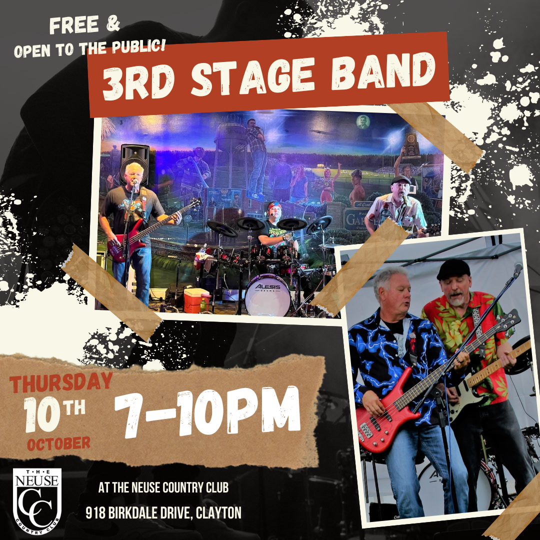 Live Music: 3rd Stage Band - Neuse Country Club