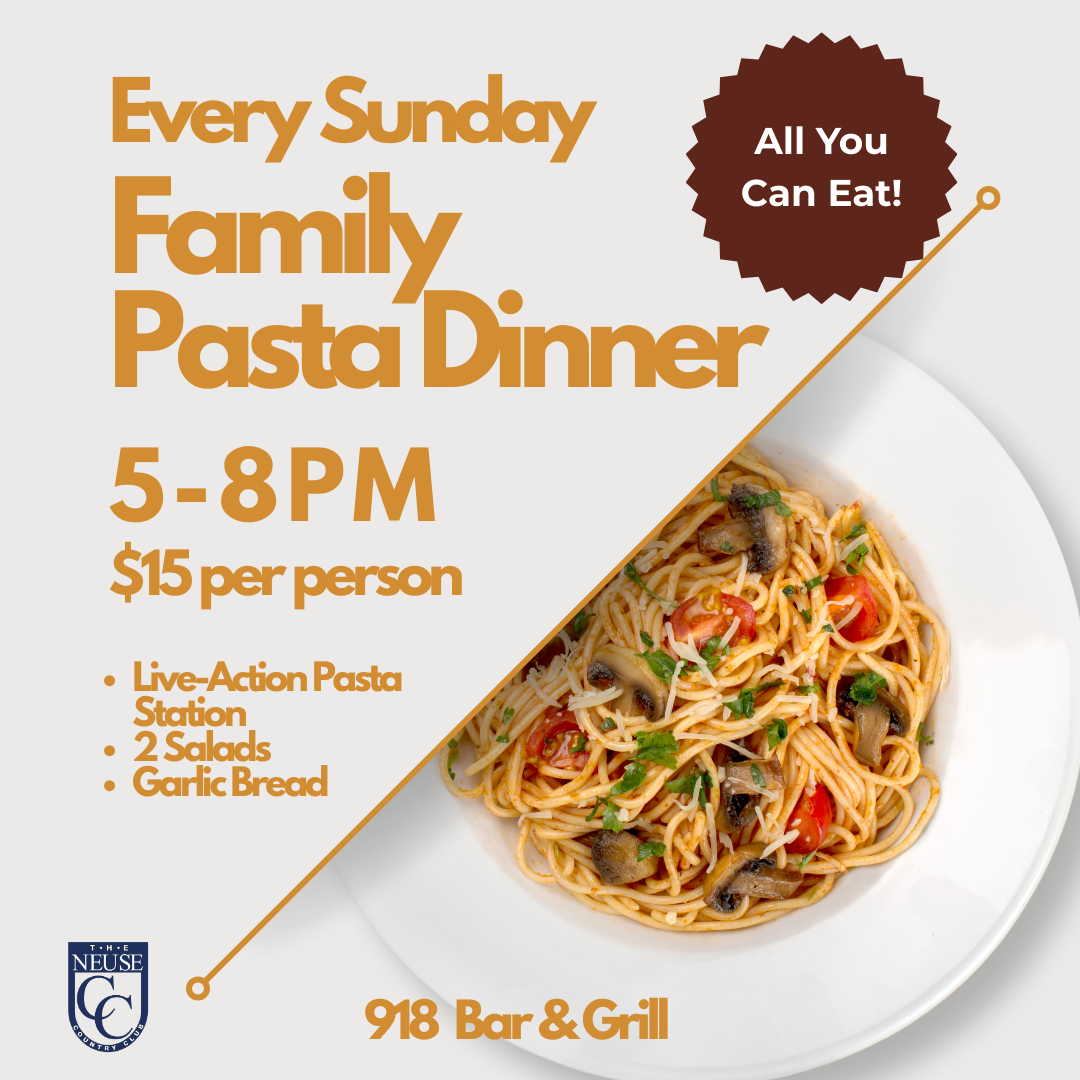 Family Pasta Night - Neuse Country Club